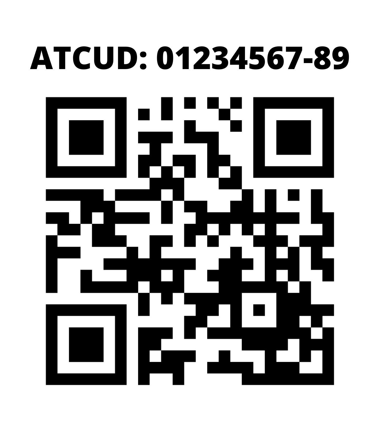 Fatura Eletrónica - QRcode ATCUD 2023